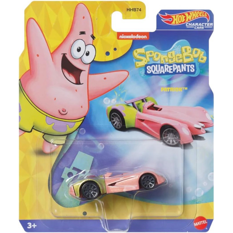 Hot Wheels Spongebob Squarepants Patrick Lacrado | Shopee Brasil
