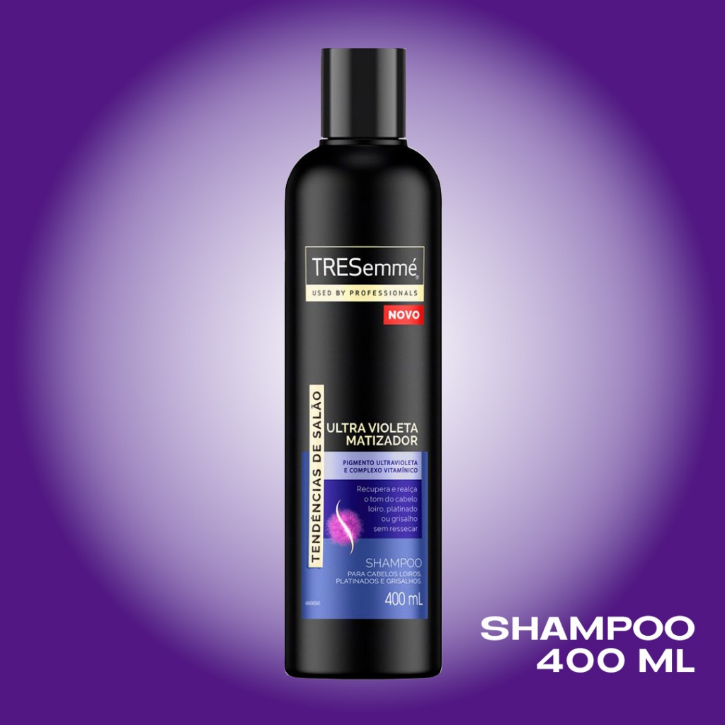 Shampoo TRESemmé Ultra Violeta Matizador 400 ml | Shopee Brasil
