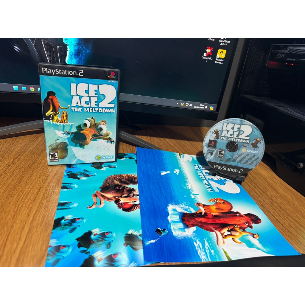 ICE AGE 2 com Pôster para PS2 | Shopee Brasil