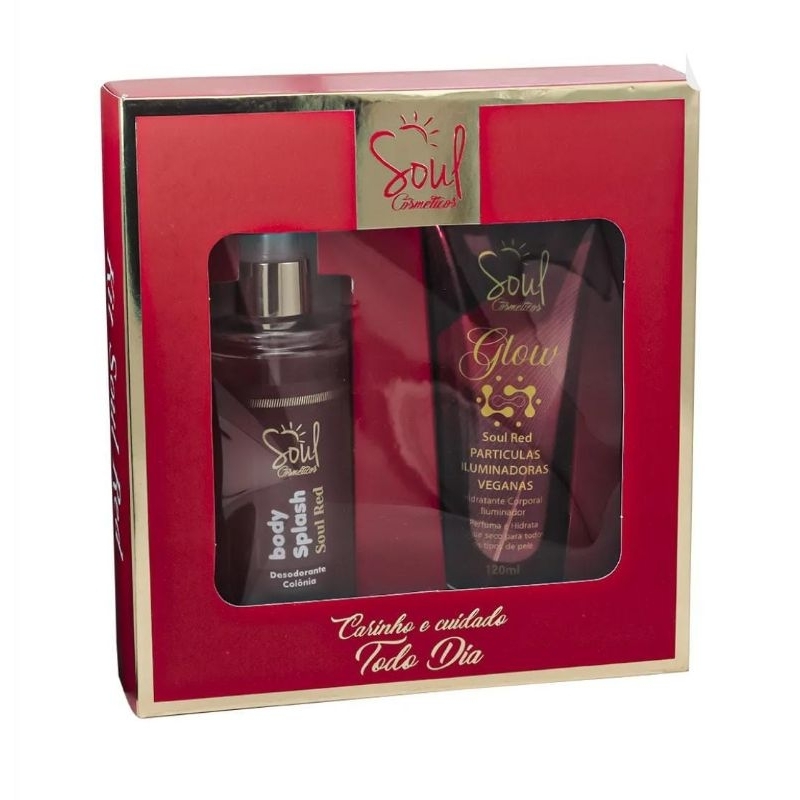 Kit Soul Red Body Splash Soul Red + Hidratante Corporal 120ML - Soul ...