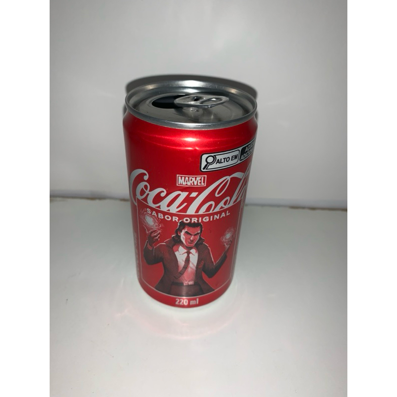 Lata Coca Cola Marvel 2024 Loki 220ml Vazia Higienizada | Shopee Brasil