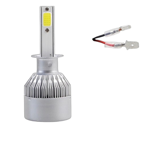 Par Lâmpadas C6 Super Led 6000K 7200 Lúmens H1 H3 H4 H7 H11 HB3 HB4 | Shopee Brasil