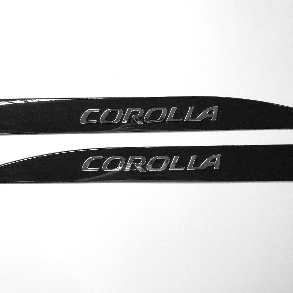 Friso Lateral Slim Corolla 2015 Á 2024 Escrita Cromado Preto Imperdível ...