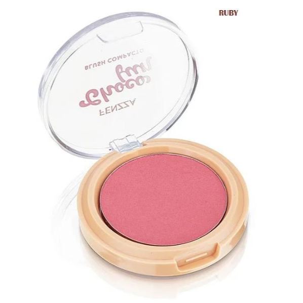 FENZZA CHOCO FUN BLUSH COMPACTO em pó Ruby Belga Belga Suisse | Shopee ...