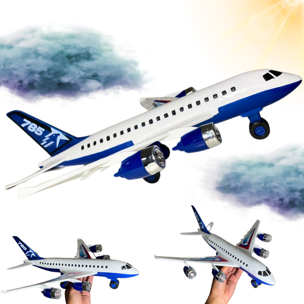 Avião Miniatura Realista Brinquemix Airlines Réplica Detalhada Modelo ...