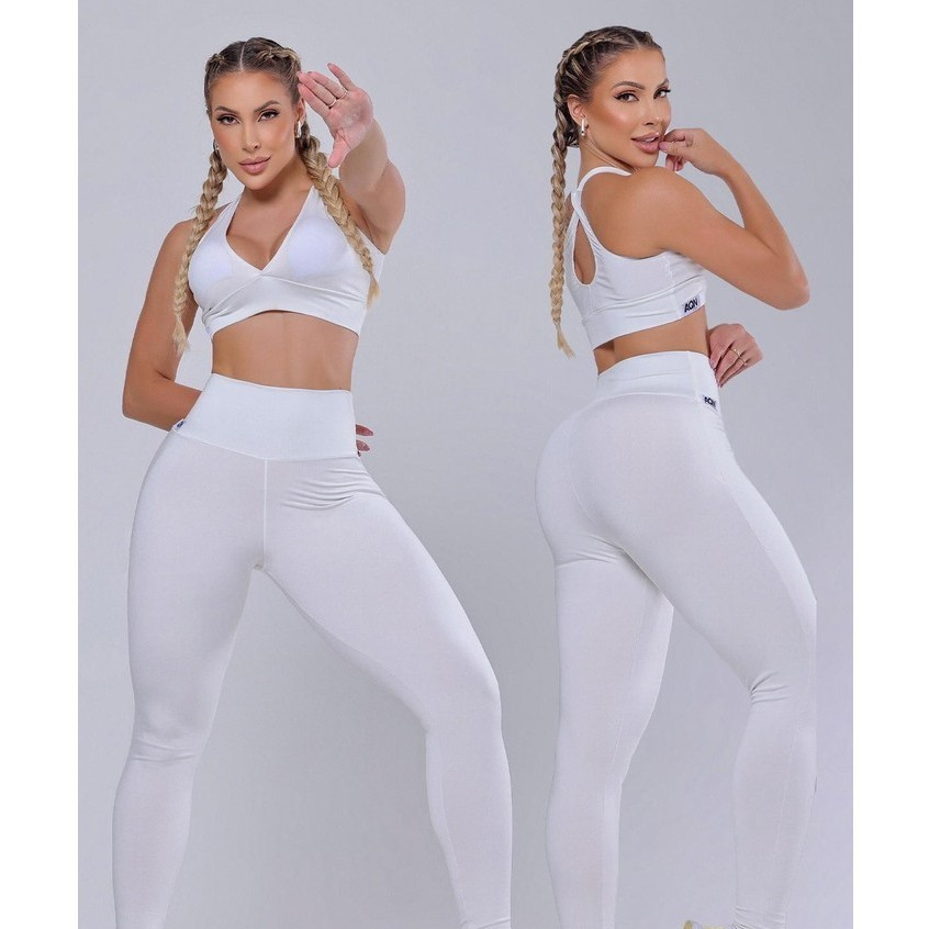 Kit 2 Conjunto Basic II Cores Variadas Academia Fitness AQN SPORT | Shopee Brasil