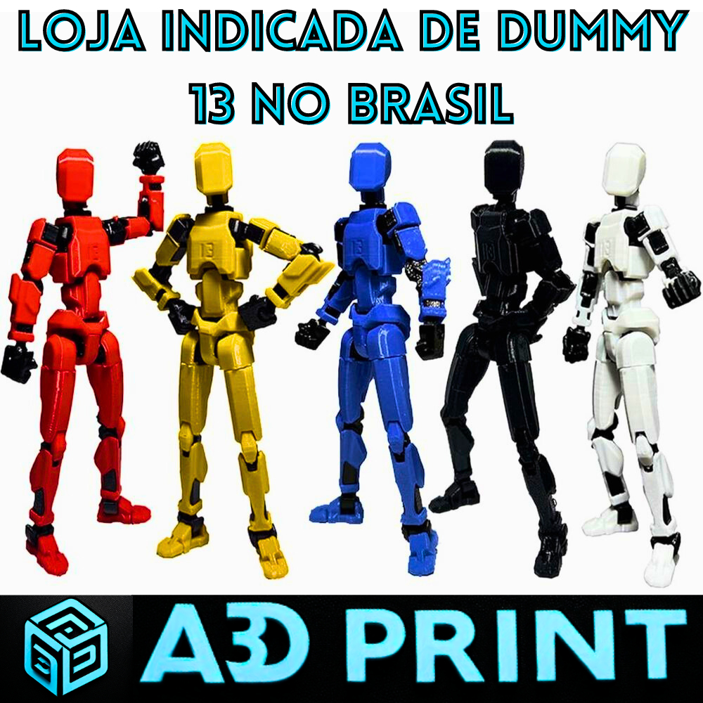 Boneco Dummy 13 Boneco Articulado Action Figure Brinquedo Educativo