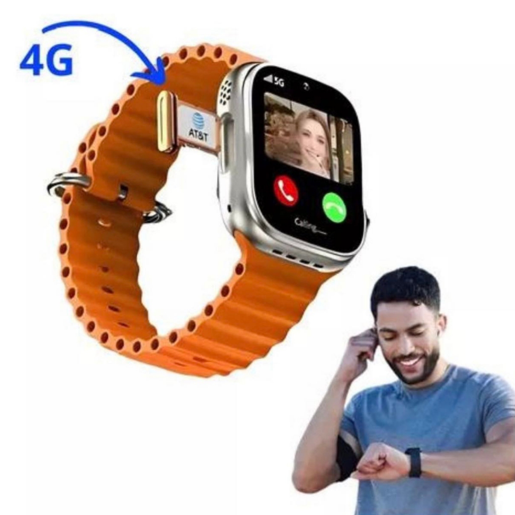 SMARTWATCH X9 CALL 4G ANDROID COM Chip WiFi GPS NFC Gps Tiktok facebook ...