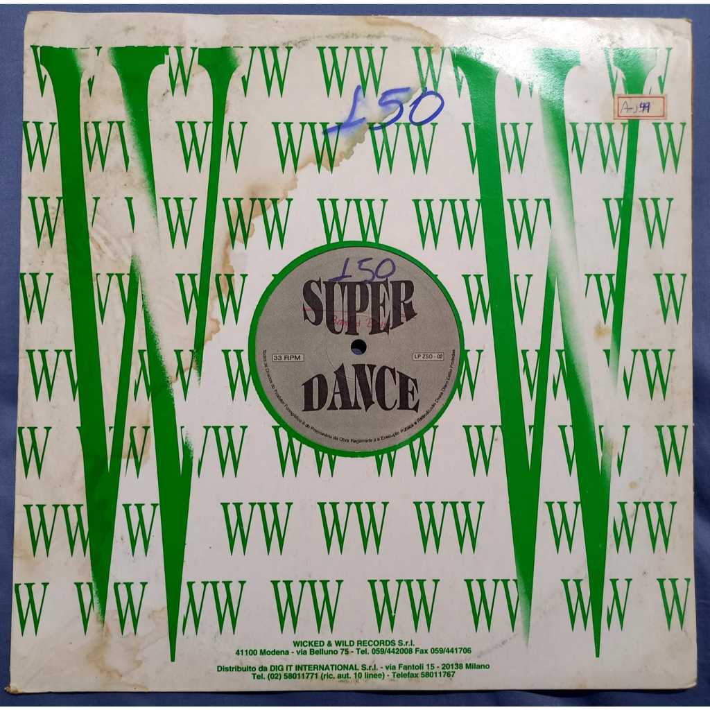 Disco de Vinil LP Super Dance Vol 02 | Shopee Brasil