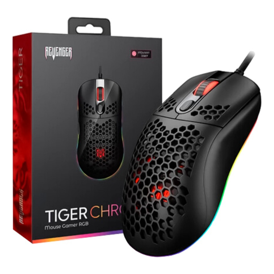 Mouse Gamer Macro Colmeia 6200 Dpi 7 Botões Led Rgb Chroma | Shopee Brasil