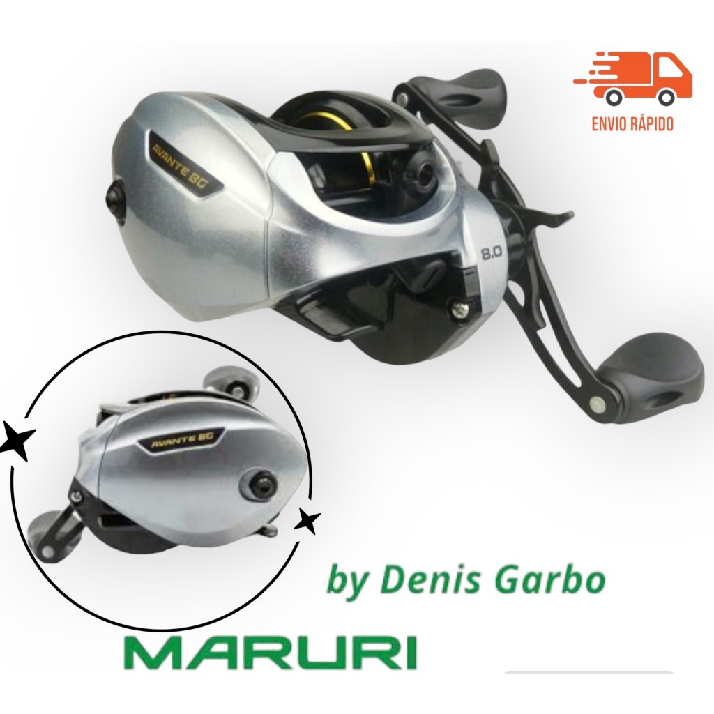 Carretilha Perfil Baixo Maruri Avante BG By Denis Garbo 12 ROLAMENTOS ...