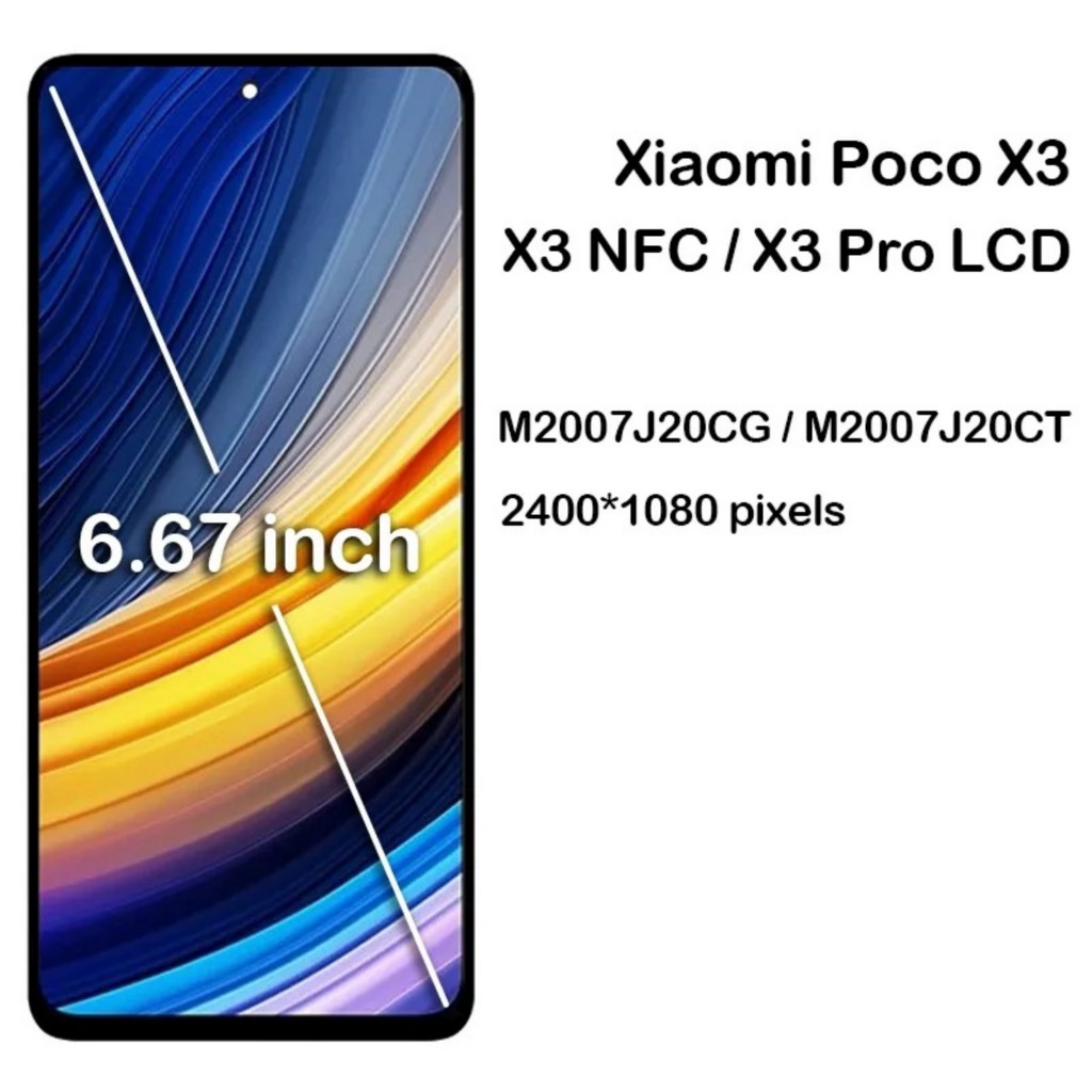 Display Poco X3 Pro Tela Frontal Original Xiaomi Touch Com Aro | Shopee ...