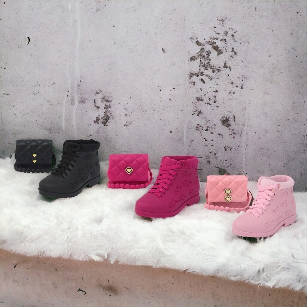 Kit Botinha de Inverno + Bolsa Infantil Para Meninas estilosas Frete ...