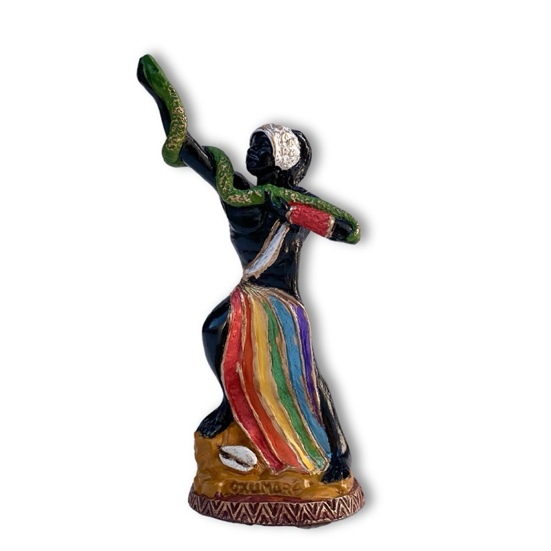 Imagem Orixá Oxumaré em Resina 15cm Umbanda/ Candomblé | Shopee Brasil