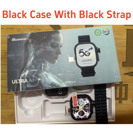 Relógio Smartwatch 5g Ultra 3 Ai Serie 10 Chip Câmera | Shopee Brasil