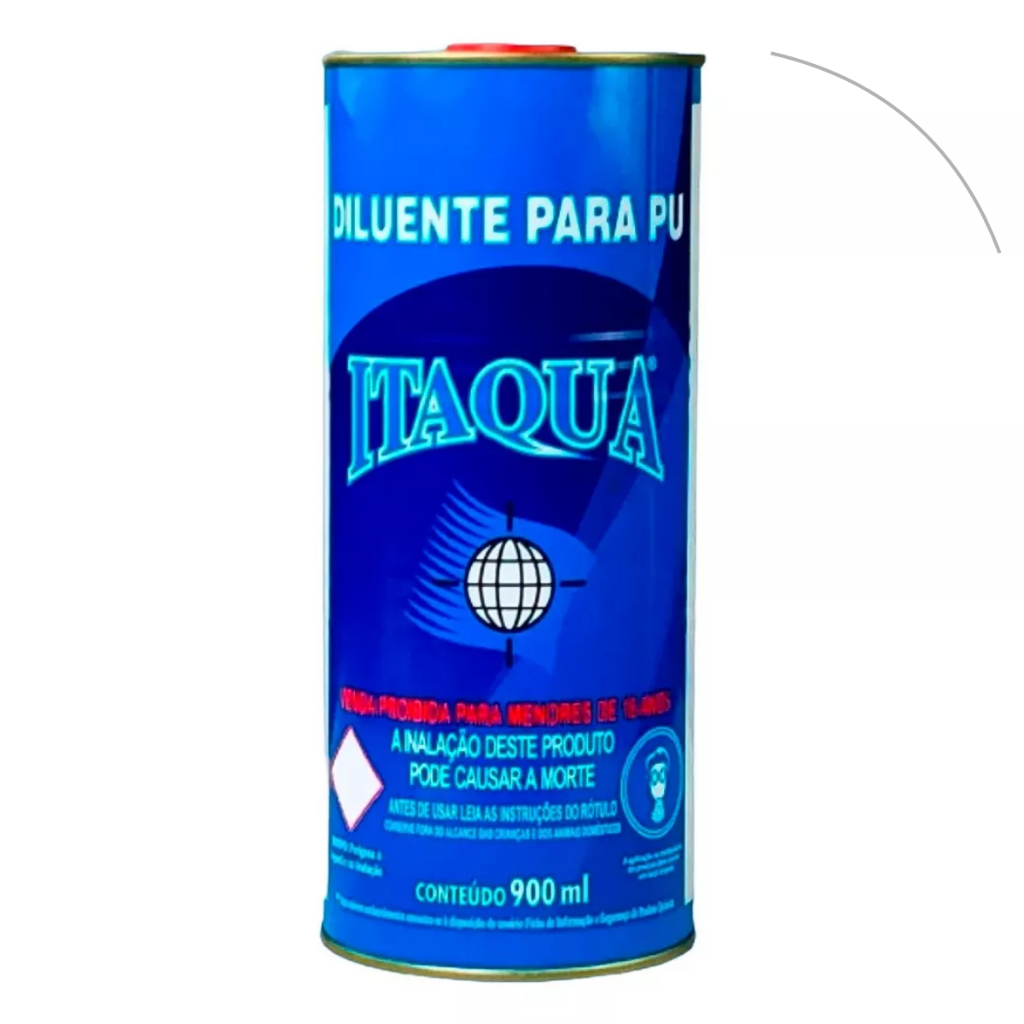 Thinner Pu Solvente Diluente Itaqua 900ml | Shopee Brasil