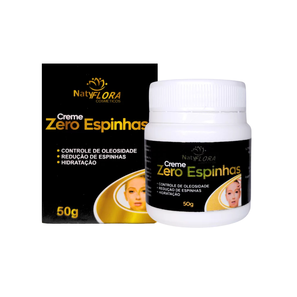 Creme Zero Espinhas NatyFlora | Shopee Brasil