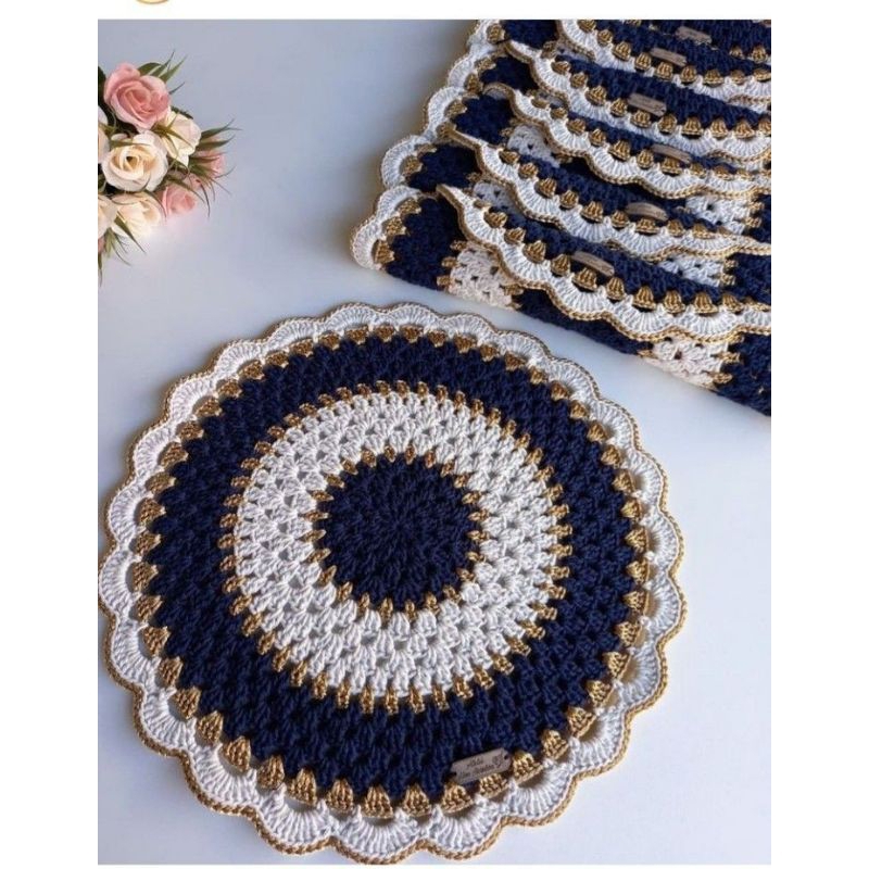 sousplat azul Marinho | Shopee Brasil