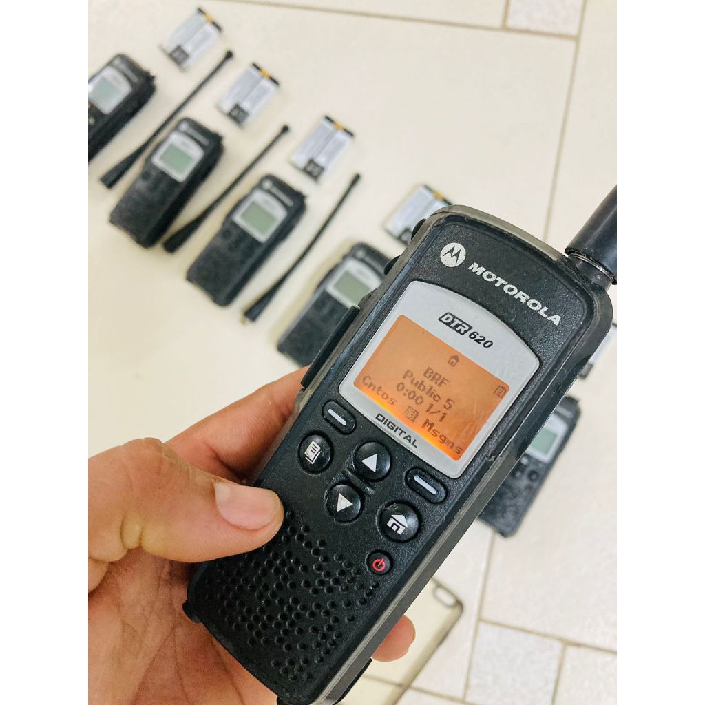 Radio Ht Dtr620 Completo Revisado Seminovo Motorola Testado, Obs: Com e ...
