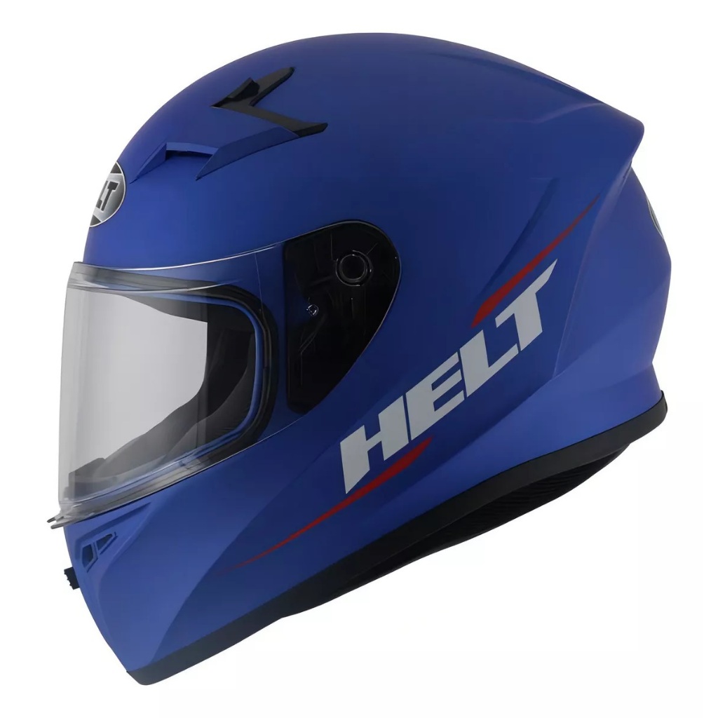 Capacete Helt Polar Azul Fosco | Shopee Brasil