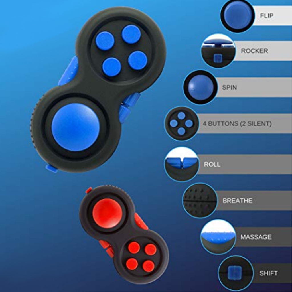 Fidget Cubo Ansiedade Cube Anti Estresse Dedo Apertar Toy Interativo ...