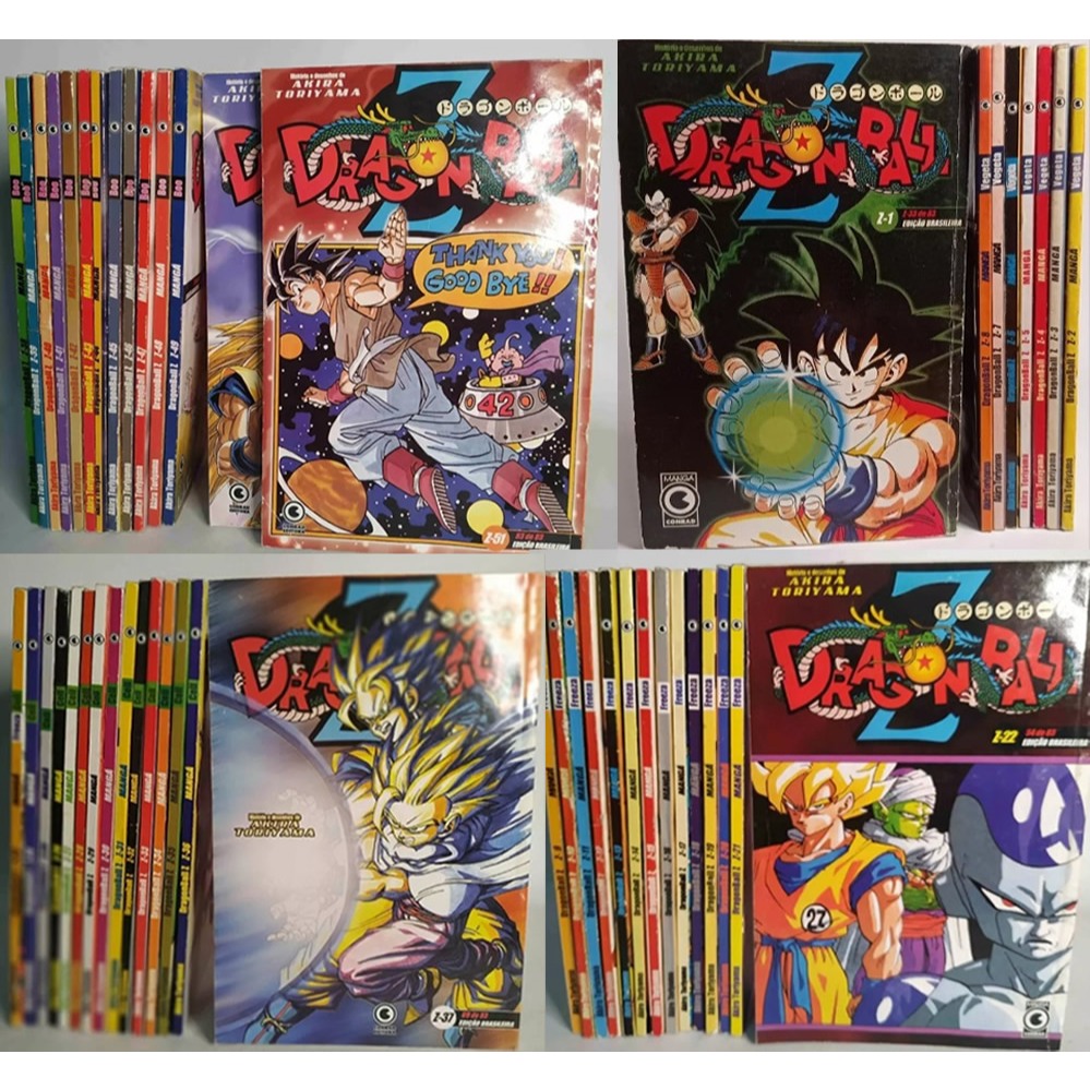 Dragon Ball Z - Complete A Sua Coleção / Mangá Conrad AKIRA TORIYAMA ...