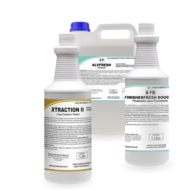 Xtraction 1l, Alvfresh 5l, Finisherfresh 1Lt Kit Limpeza de Estofados ...