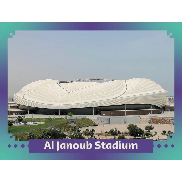 Figurinha Estádio Al Janoub Stadium Panini | Shopee Brasil