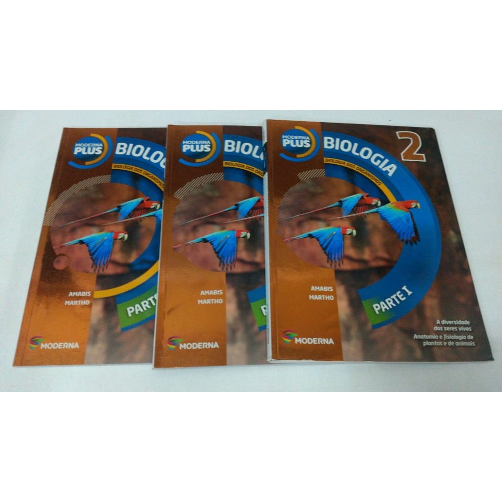 Livro Moderna Plus Biologia Amabis Martho Moderna 3 Vol 9161 | Shopee Brasil