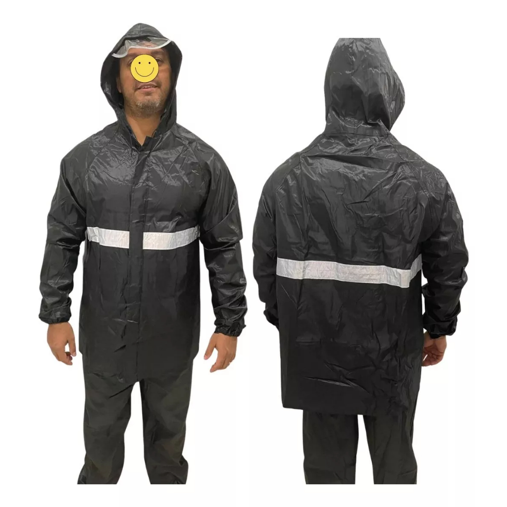 Capa Chuva Para Motoqueiro. Nylon, Forrada. Reforçada. Moto | Shopee Brasil