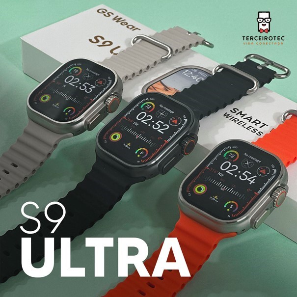 GS Ware S9 ULTRA - série 9 49mm Original - Chat GPT, comando de voz ...