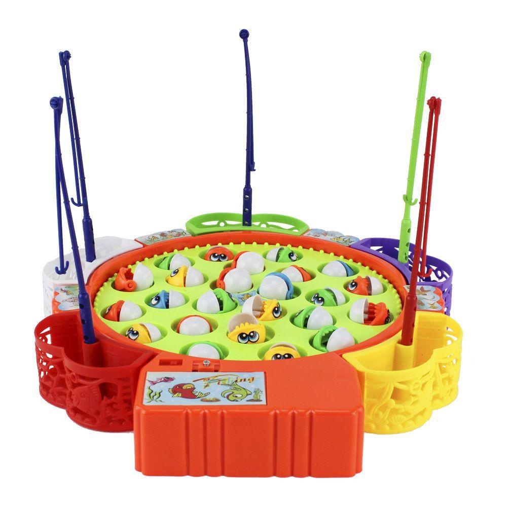 Brinquedo Jogo Pesca Peixe Grande Infantil Pescaria Maluca 15/27 peixes ...