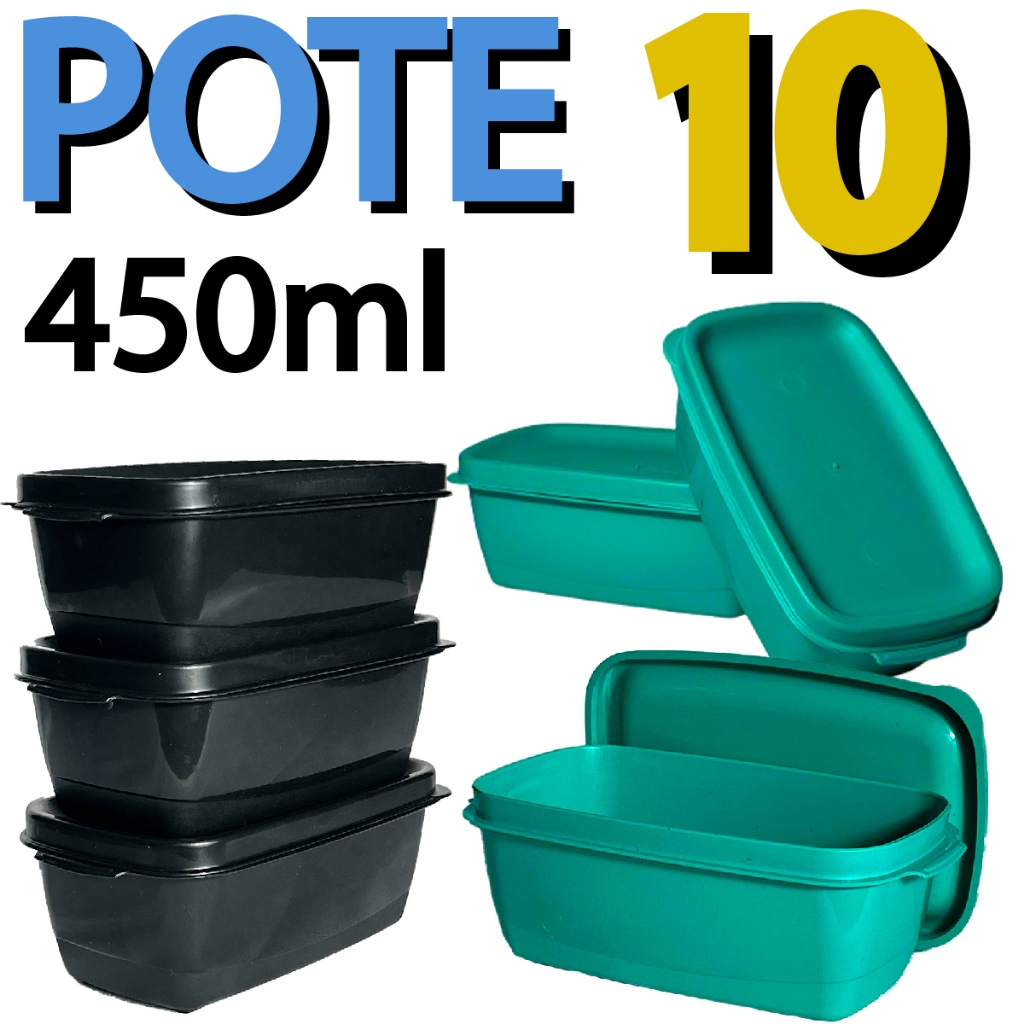 Potes Hermeticos Cozinha Kit com 10 Unidades Recipiente Alimentos ...