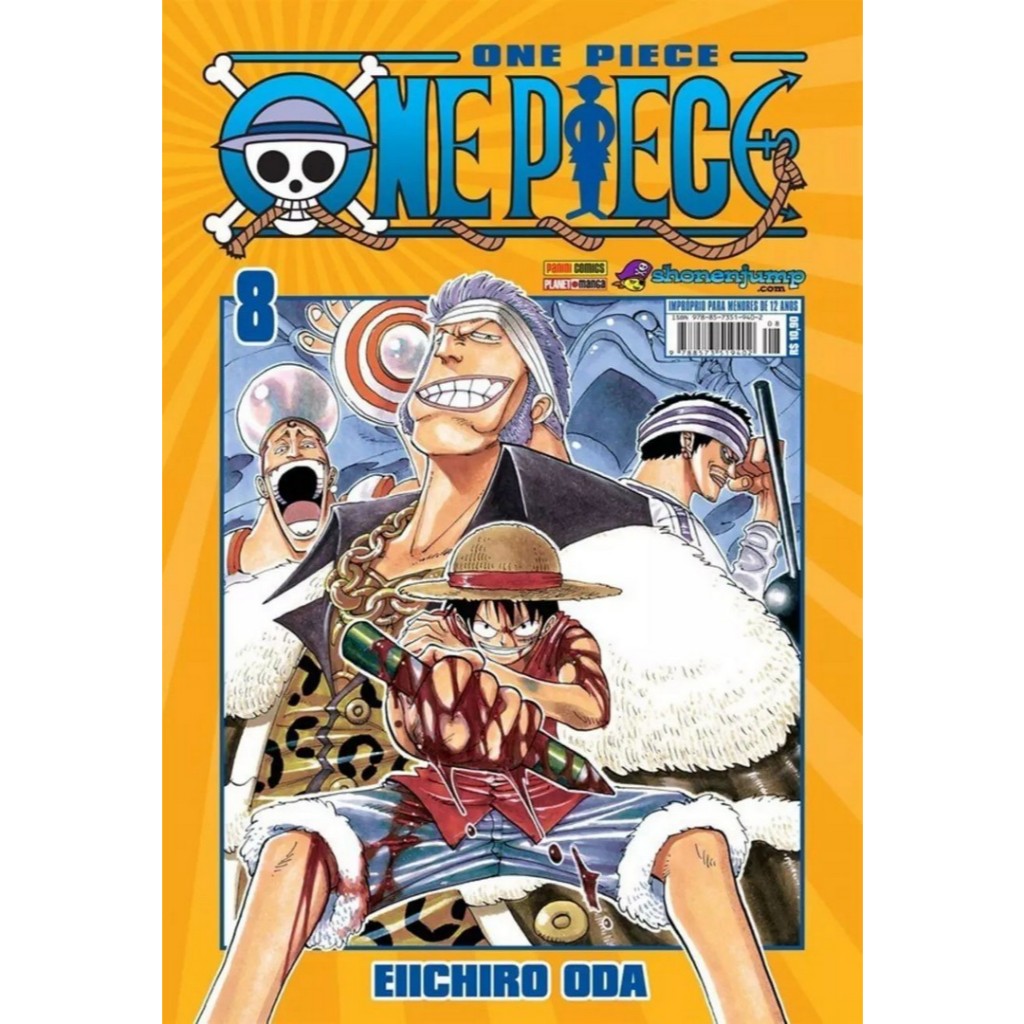 Mangá One Piece Volume 8 Panini Lacrado | Shopee Brasil
