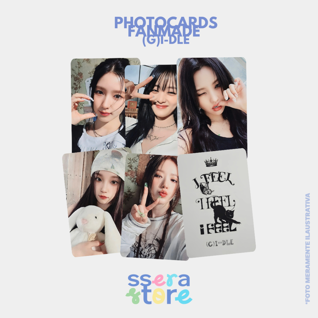 (G)I-DLE I Feel Photocards Fanmade | Shopee Brasil