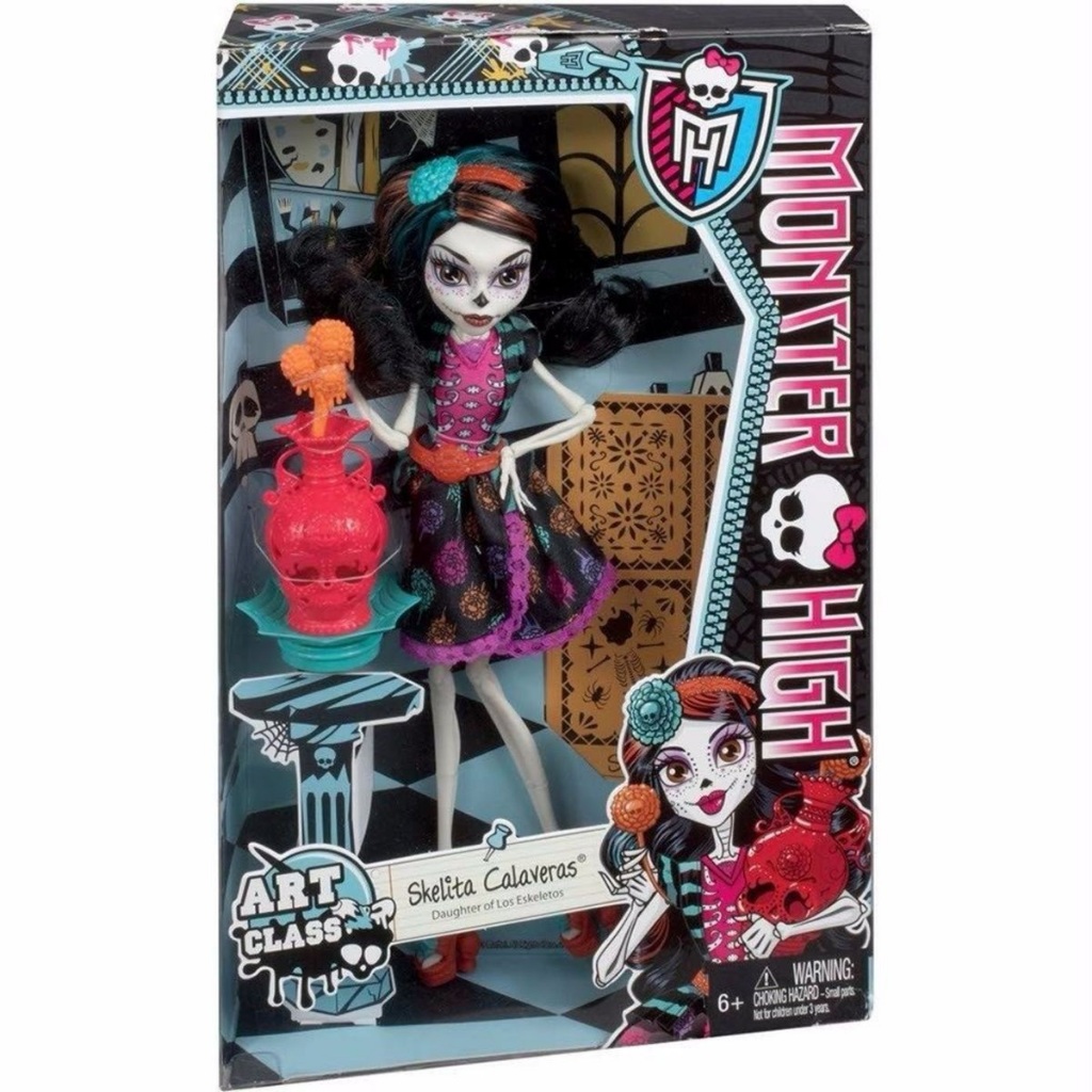 Monster High Skelita Calaveras Scaris Skelita Calaveras Art Class ...