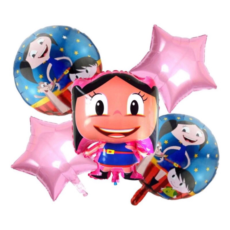 Kit C/2/5/6/10 Balão metalizado Luna E Júpiter Show Da Luna 60Cm/45Cm | Shopee Brasil