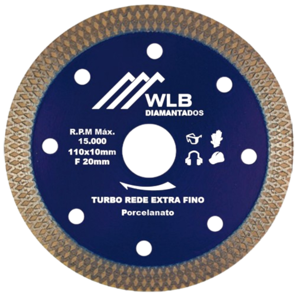 Disco de Corte Diamantado 110 mm x1,0 mm Rede Ultra Fino Corte Porcelanato Pisos | Shopee Brasil