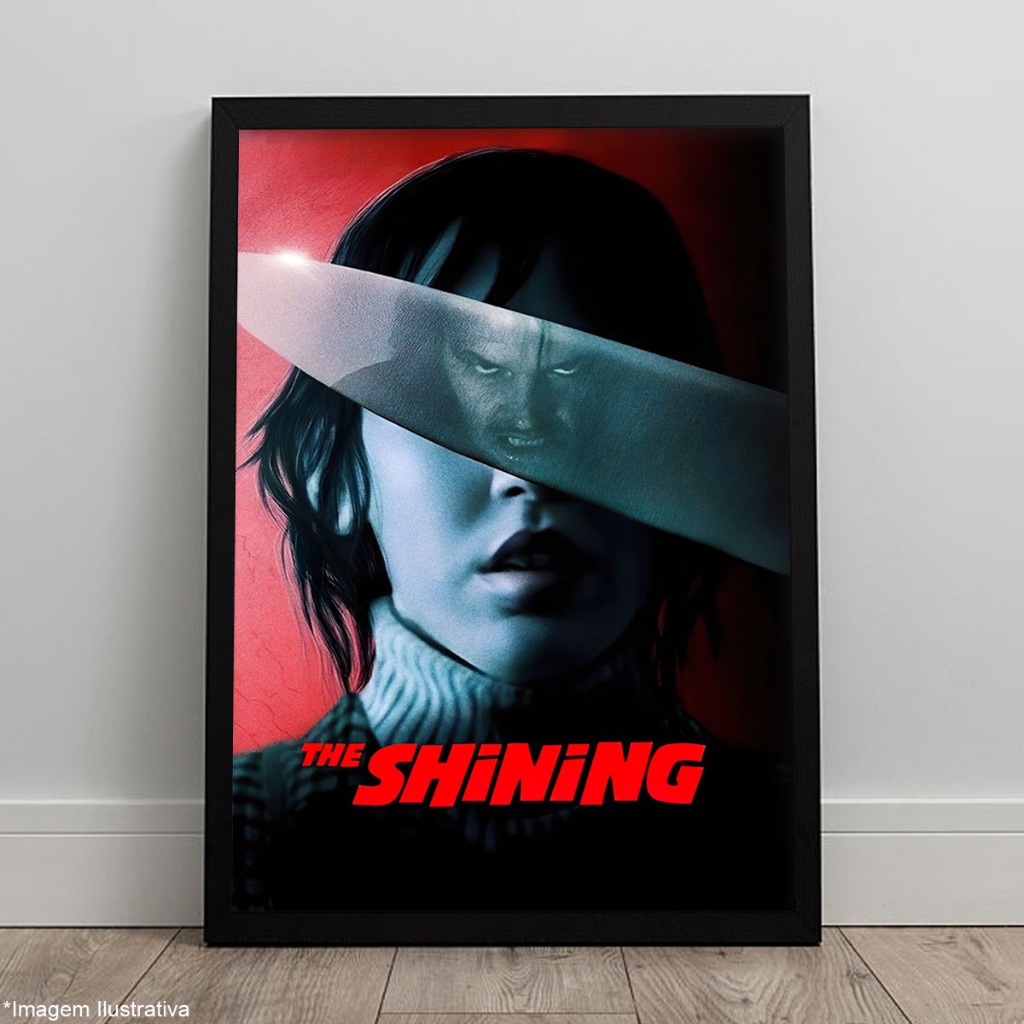 Quadro O Iluminado The Shining 1980 Filme Jack Clássico Pôster C/ Moldura A4 e A3 | Shopee Brasil