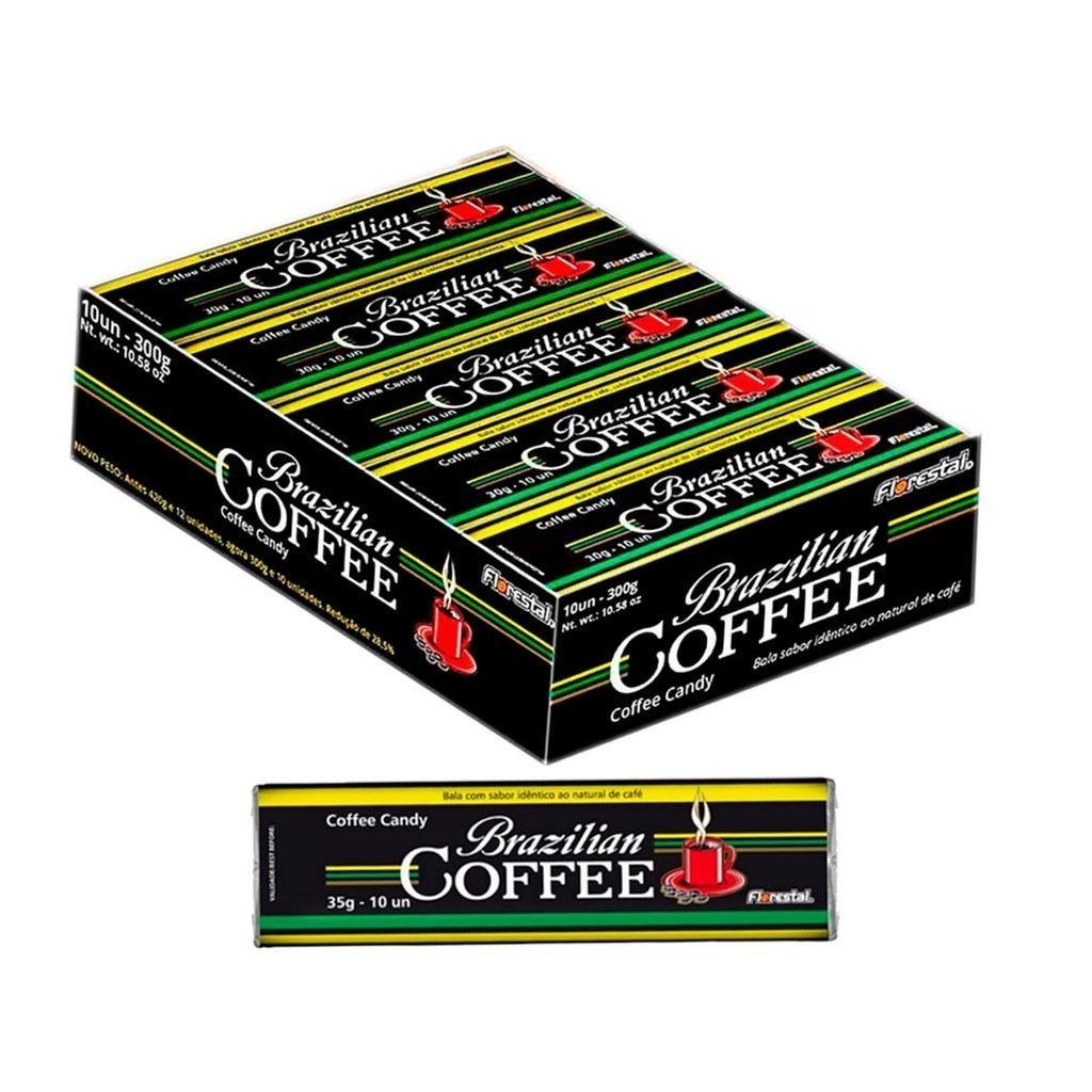 Drops Florestal Brazilian Coffee com 10 unidades | Shopee Brasil