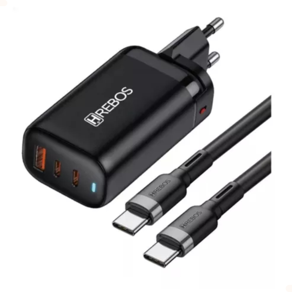 Carregador Super Turbo 65w 2 Tipo C Usb C E 1 Usb Com Anatel | Shopee ...