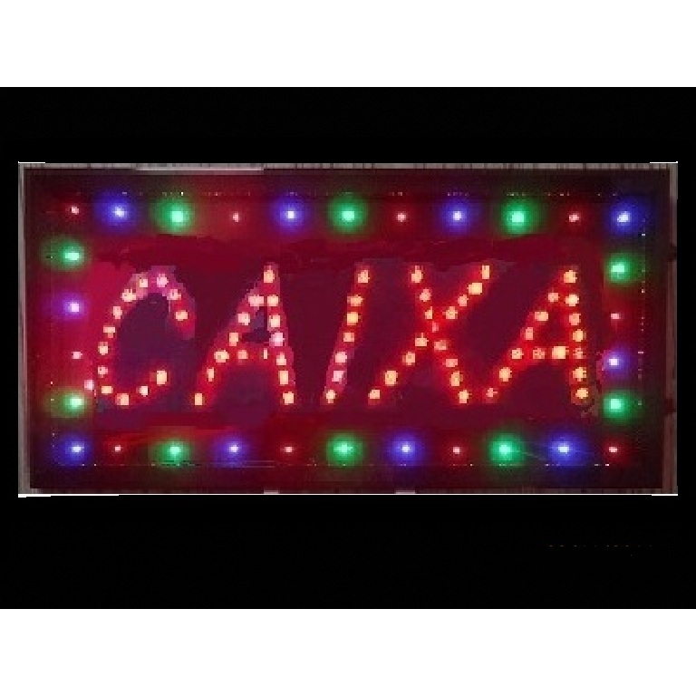 Letreiro Painel Display em Led Piscante Escrito Caixa 110 Volts ...