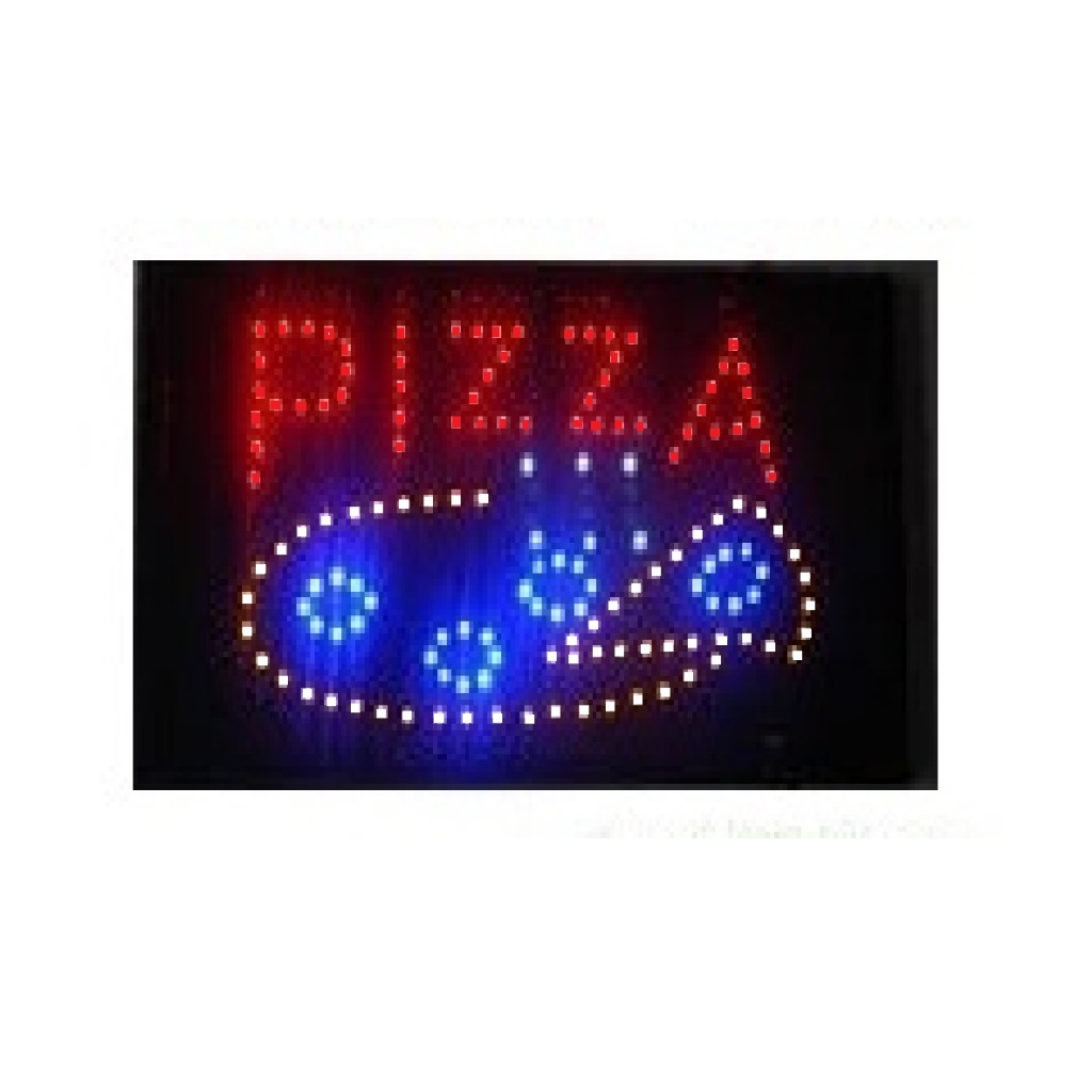Letreiro Painel Display em Led Piscante Escrito Pizza 220 Volts ...