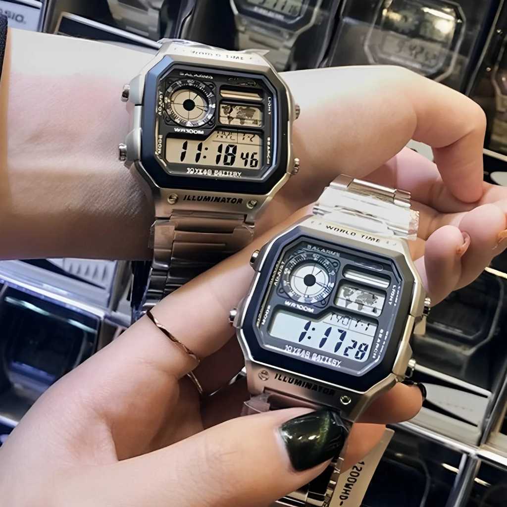 Relógio de Aço Inoxidável Tecnet Original para Homens e Mulheres ...