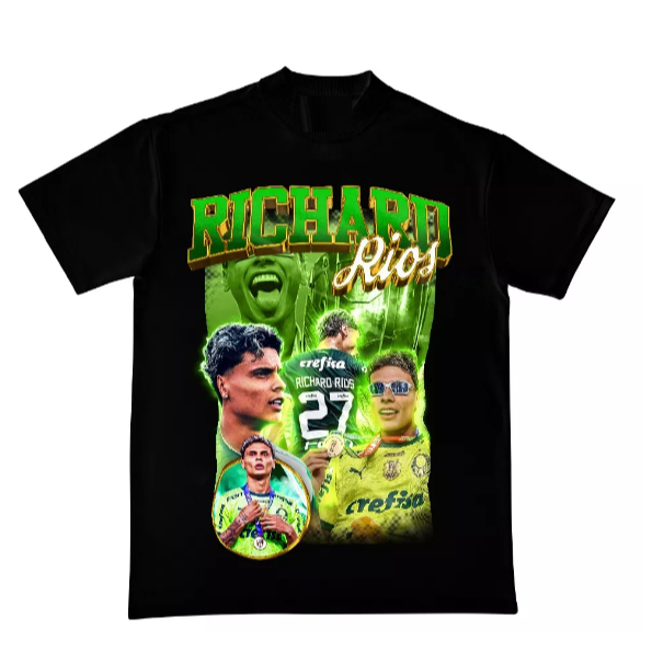 Camiseta Camisa Blusa Unissex Algodão Jogador Futebol Richard Rios ...