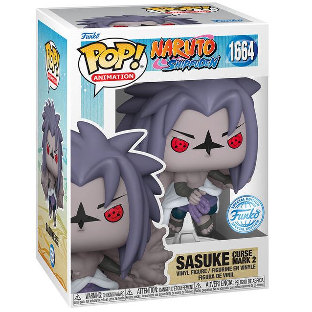 Funko Pop Sasuke Curse Mark 2 1664 Exclusivo Naruto Shippuden | Shopee ...