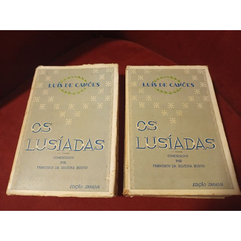 LUÍS DE CAMÕES - OS LUSÍADAS, VOL. I E II, EDIÇÃO 1960, COMENTADO POR ...