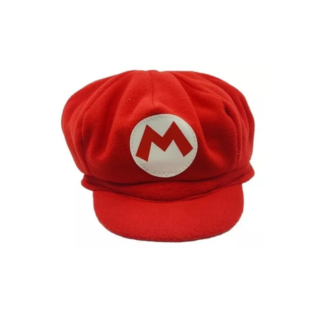 Boina Chapéu Super Mario Bross Vermelho Game | Shopee Brasil