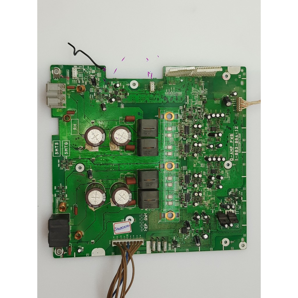 placa principal som sony sh2000 com defeito. leia | Shopee Brasil