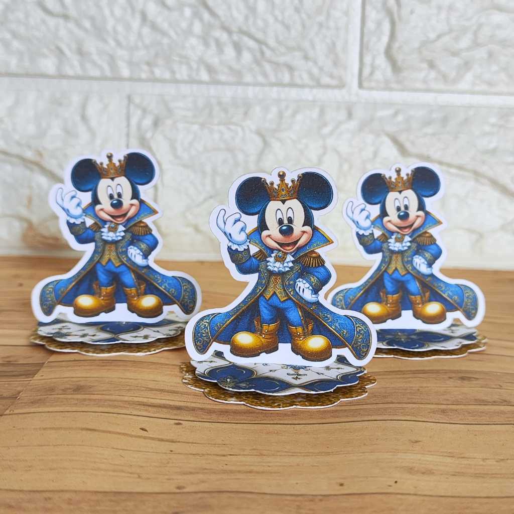 Kit Aplique 3D, Mickey Realeza, 10, 20, 30 ou 40 und. Tag Personalizada, Festa, Lembrancinha ...